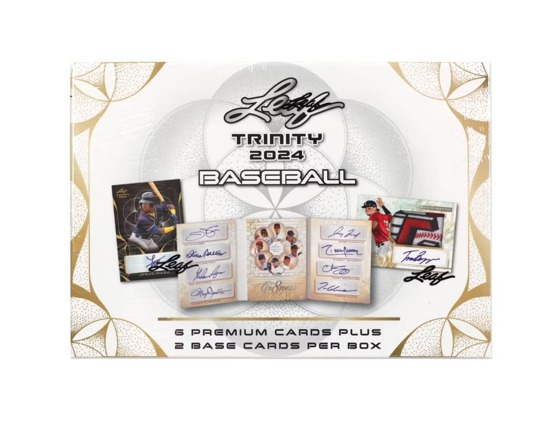 2024 Leaf Trinity Baseball Hobby Box - Underground Case Breaks