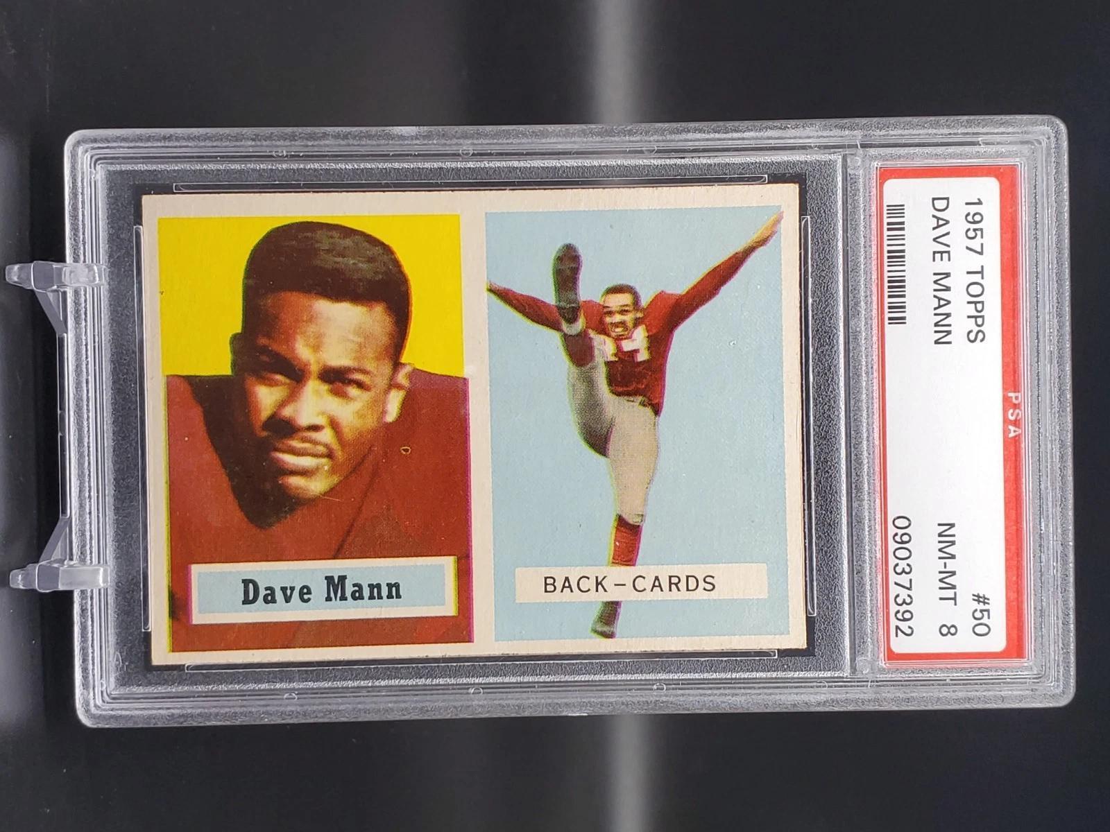 Dave Mann 1957 Topps Chicago Cardinals 50 PSA 8 - Underground Case Breaks