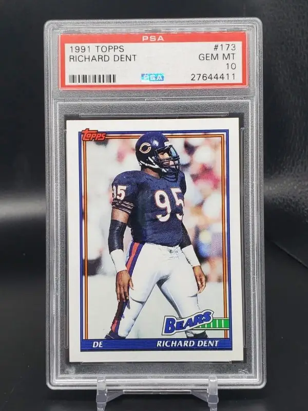 Richard Dent 1991 Topps Chicago Bears 173 PSA 10 - Underground Case Breaks