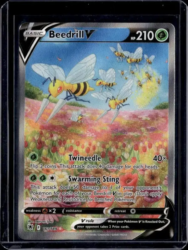 Beedrill V Pokemon SWSH10: Astral Radiance (Alternate Full Art) 161/189 ...